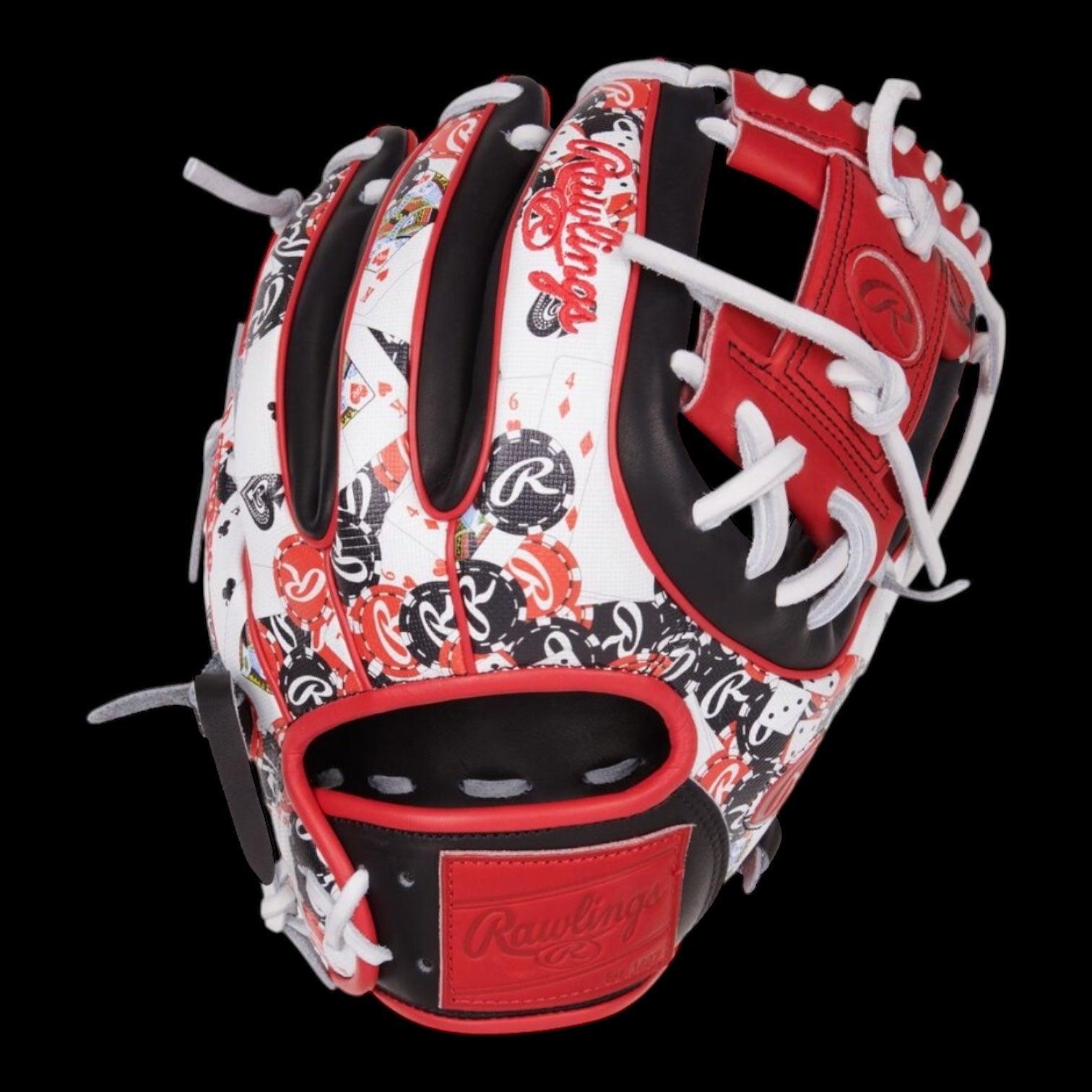 Rawlings Color Sync HOH 11.5” Red White Black Infield Glove – Custom ...