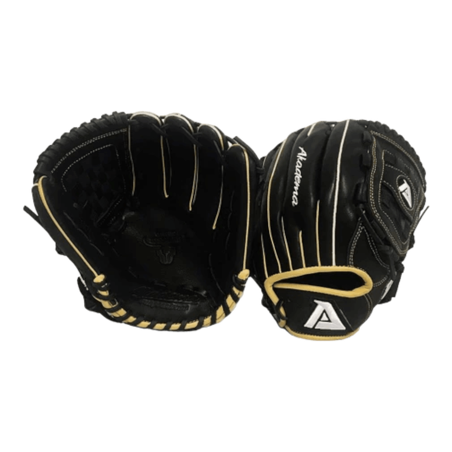 Akadema Torino Series 11.5” Inch Black Blue I Web Infielders Glove ...